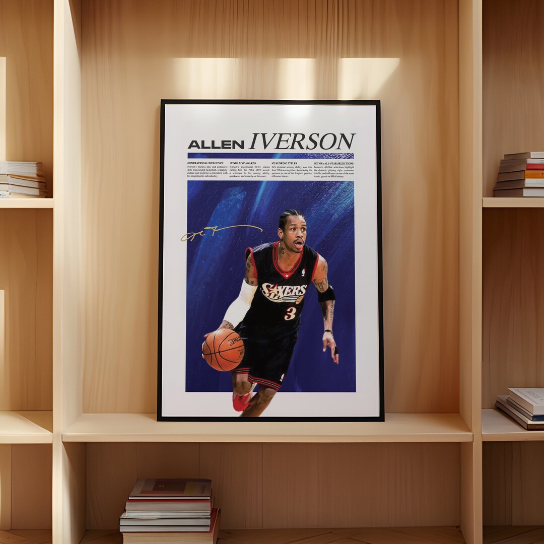 Allen Iverson Inspired Poster, Newspaper Inspired Poster, Magazine ...