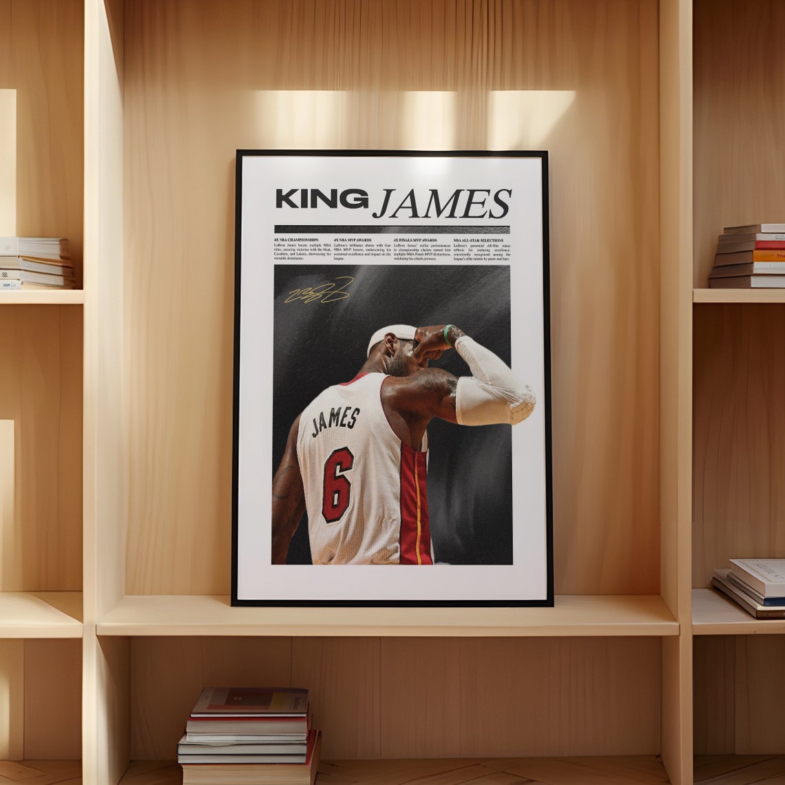 Lebron James Inspired Poster, Newspaper Inspired Poster, Magazine ...