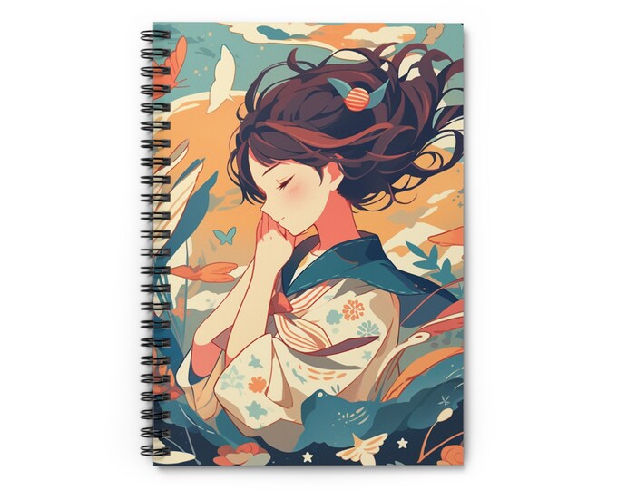 Imperfect Girl - Art by Jessica Von Braun - Spiral Notebook - Ruled ...