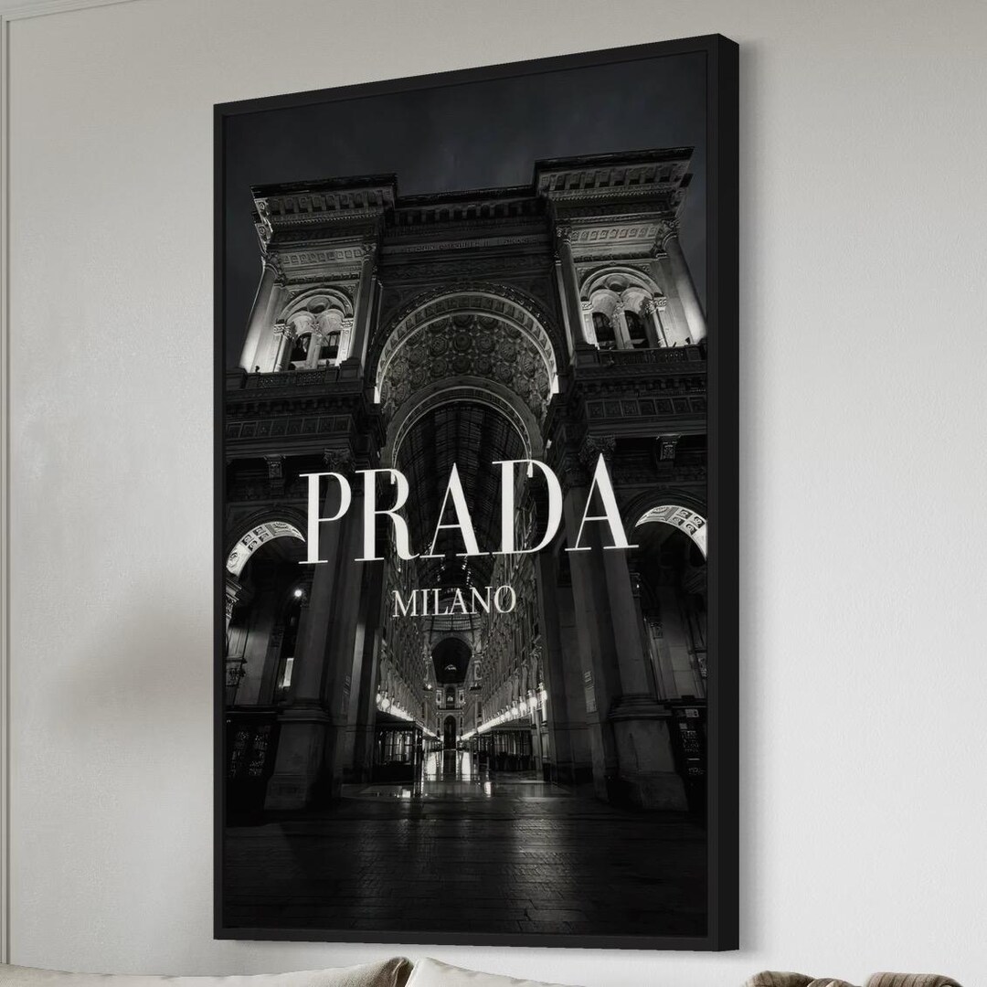 Luxury Wall Decor - Prada Interior Design - 60x40 Canvas Wall Art ...
