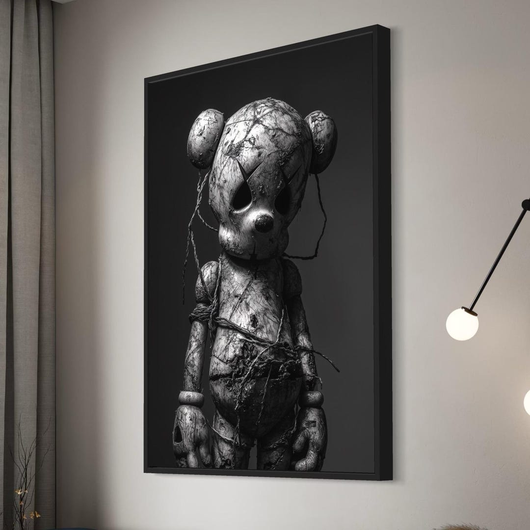 Framed Hypebeast Poster, KAWS Poster, Graffiti Print, Kaws Framed Art ...