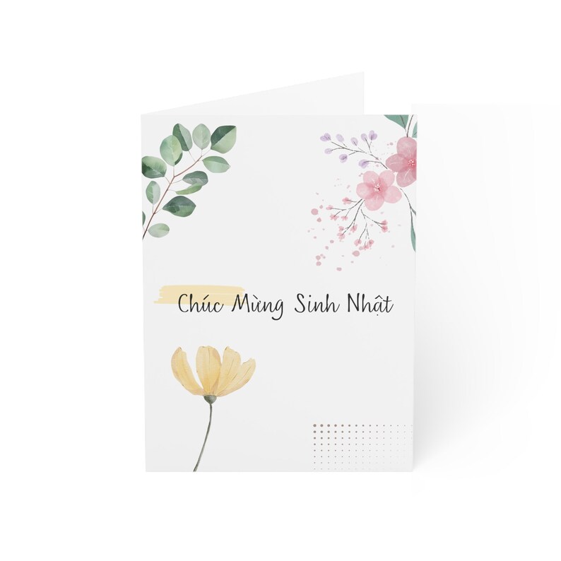 Chuc Mung Sinh Nhat Birthday Card, Birthday Card, Vietnamese Birthday ...