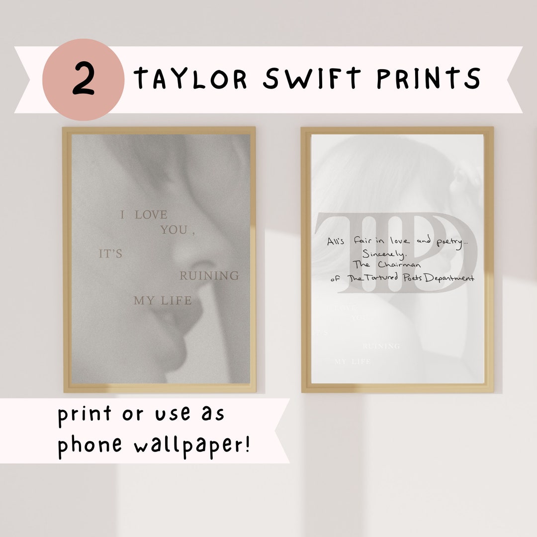 Taylor Swift The Tortured Poet Abteilung Drucke All's Fair In Liebe und ...