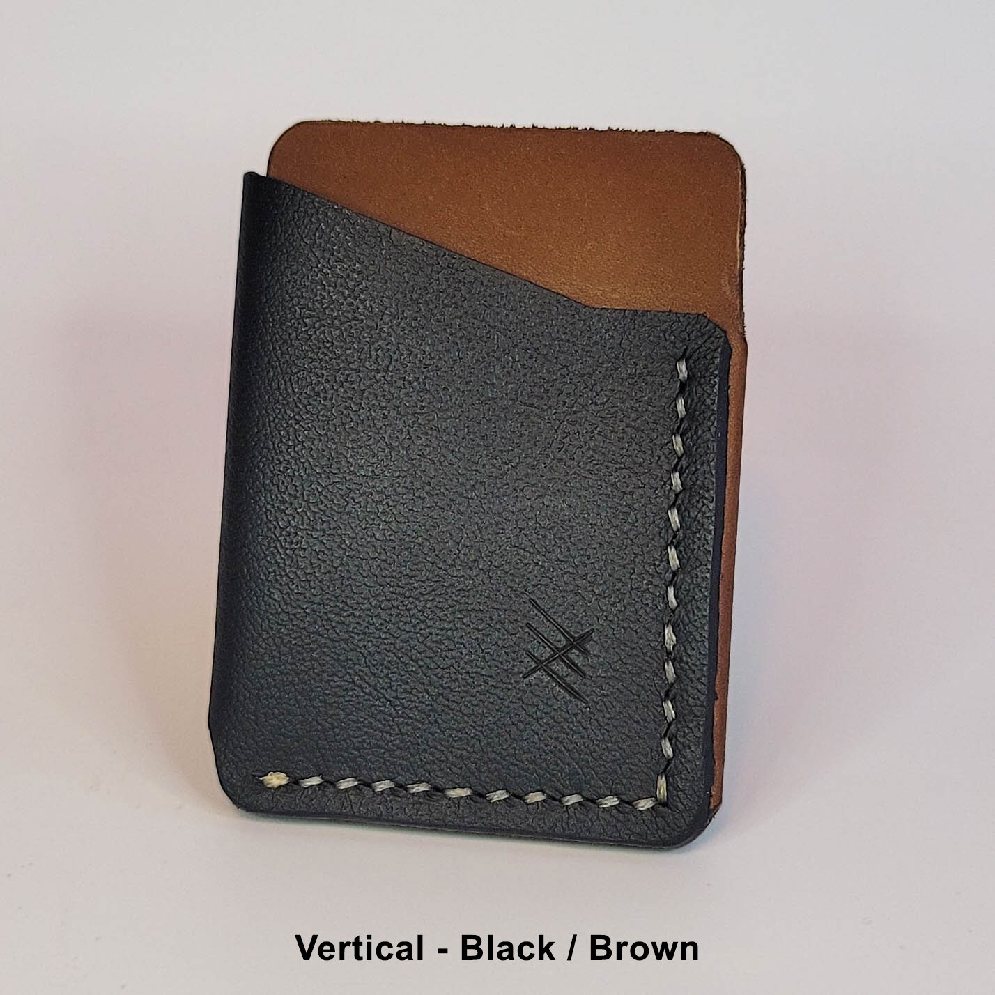 Leather 3-slot Card Wallet - Etsy