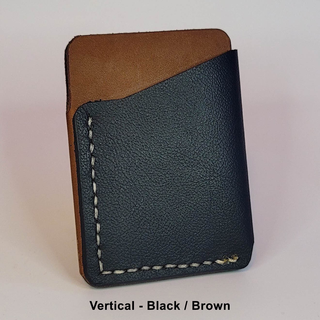 Leather 3-slot Card Wallet - Etsy