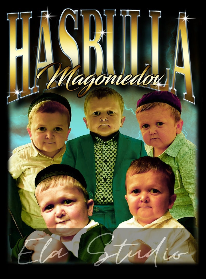 Retro Hasbulla Magomedov Shirt king Hasbulla Tshirthasbulla - Etsy