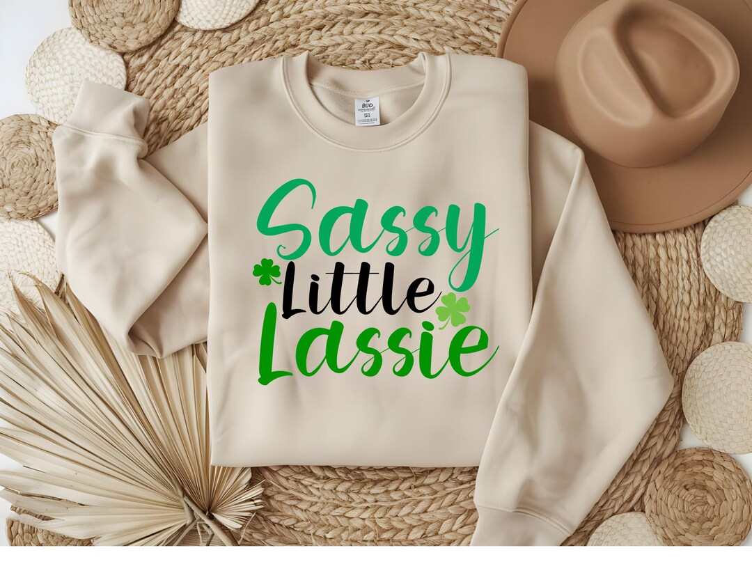 Sassy Little Lassie Shirt, St Patrick's Day Tshirt, Sassy Little Lassie ...