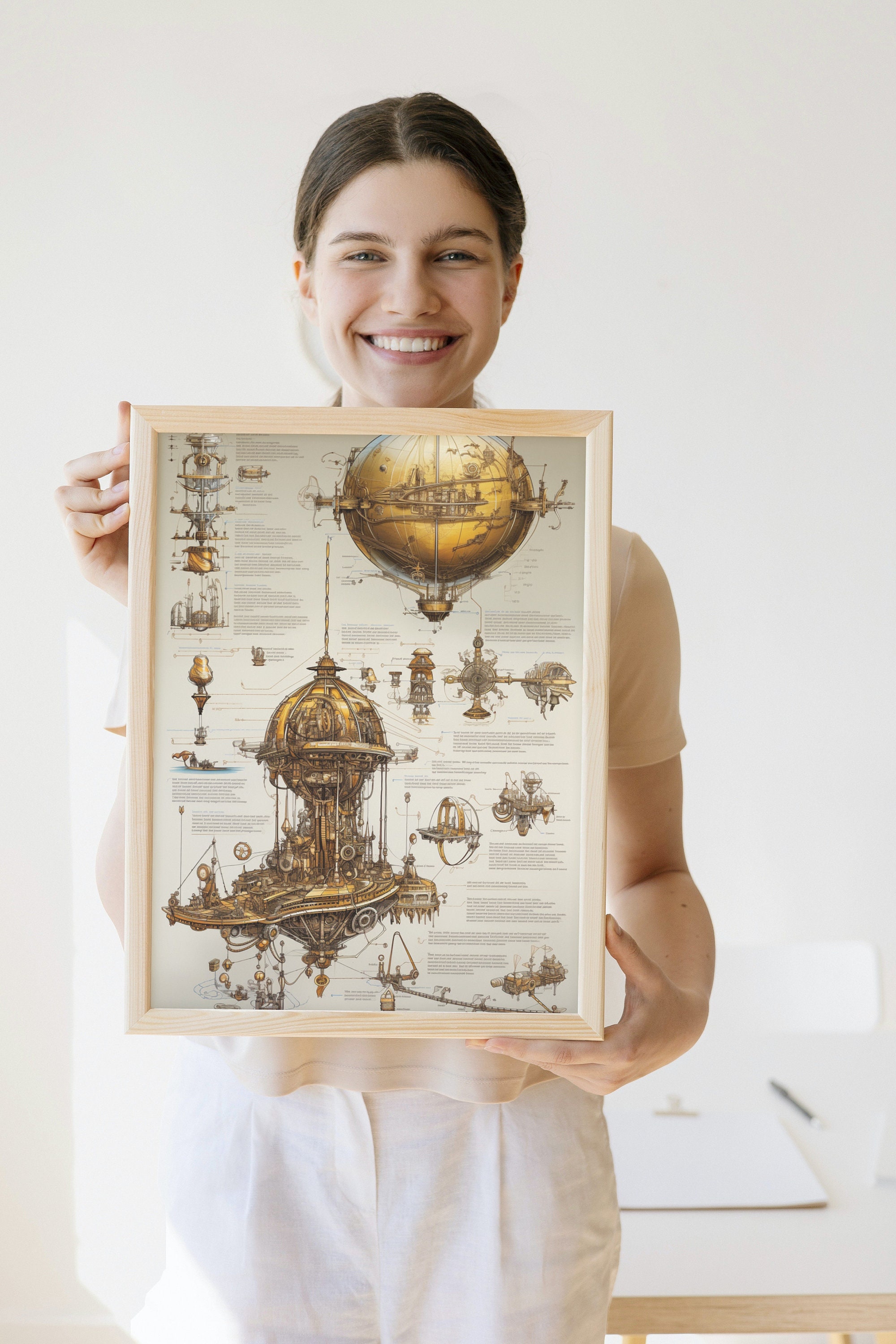 Ancient Schematic Art Print, Instant Download Printable Home Decor ...