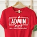 Admin Squad Shirt, Office Squad Gift, Administrative Assistant Shirt ...