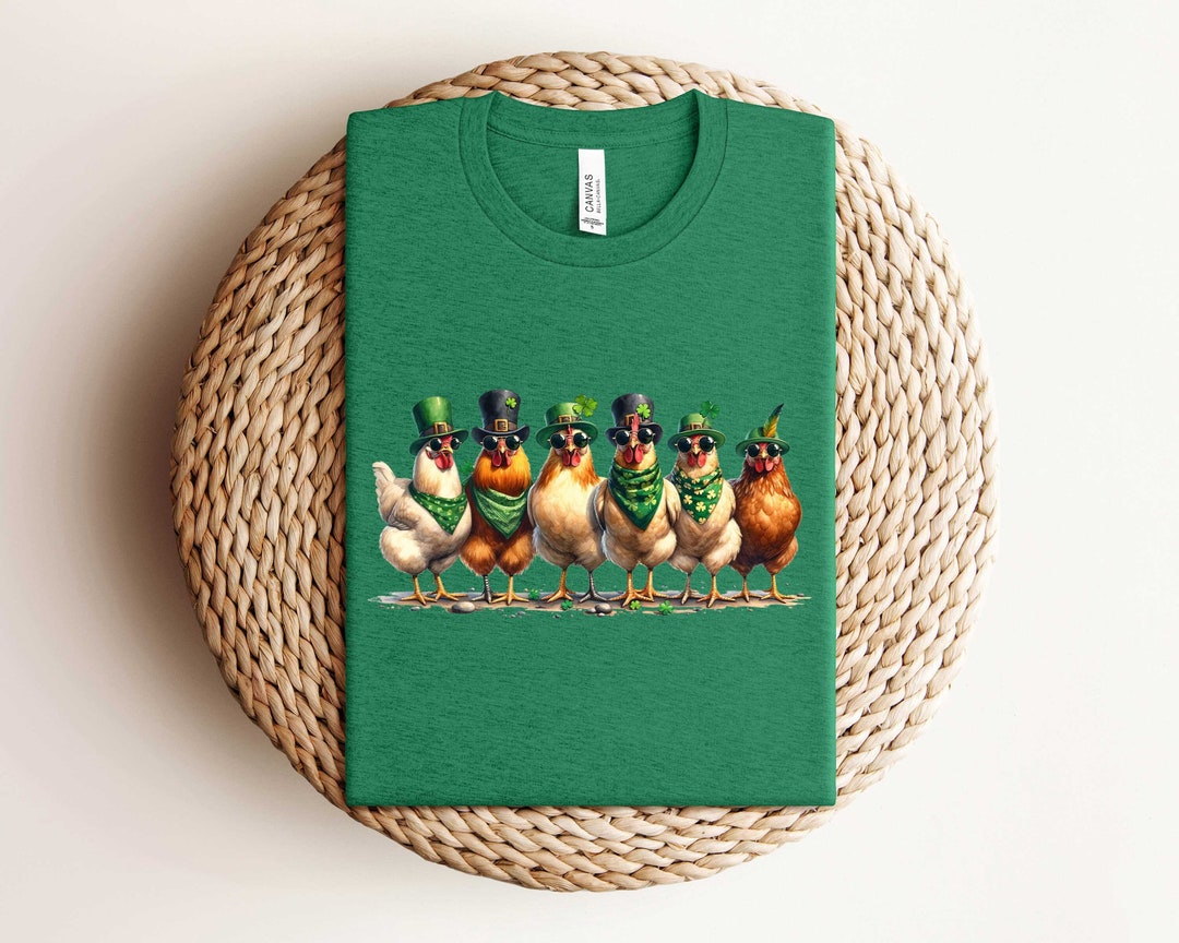 Chicken Gang Shirt, Funny Patrick Day Sweatshirt, St Patricks Day ...