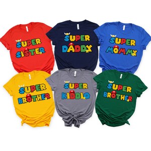 Super Family Shirt, Super Daddy and Super Mommy Shirt, Super Sister ...