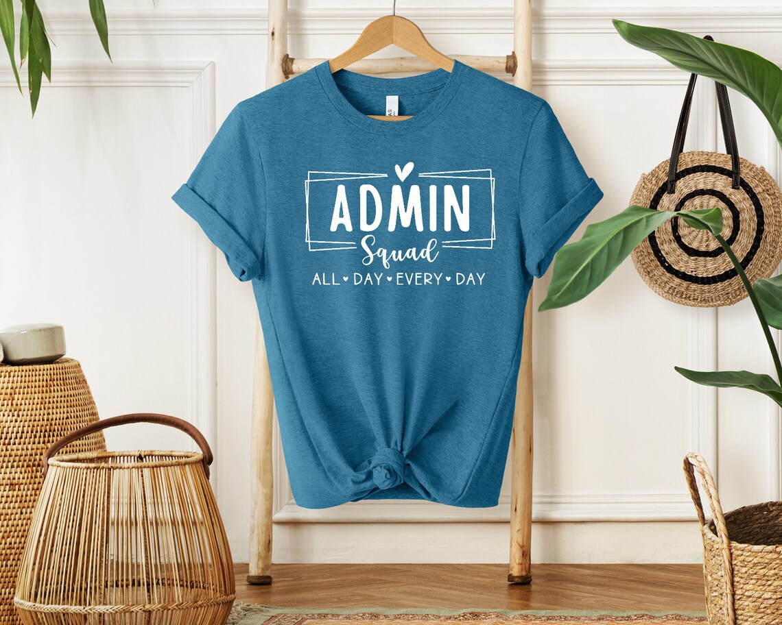 Admin Squad Shirt, Office Squad Gift, Administrative Assistant Shirt ...