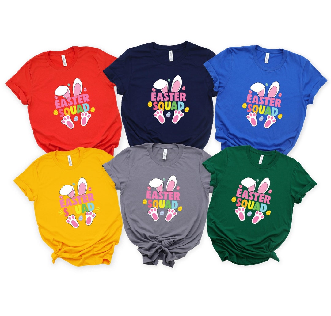Easter Squad Shirt, Happy Easter Shirt, Bunny Shirt, Easter Bunny Shirt ...