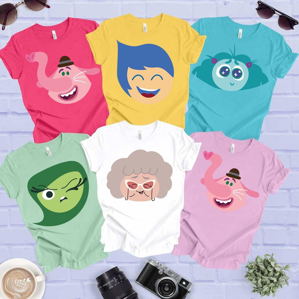 Inside Out Characters Shirts, Inside Out Costume, Inside Out Group ...