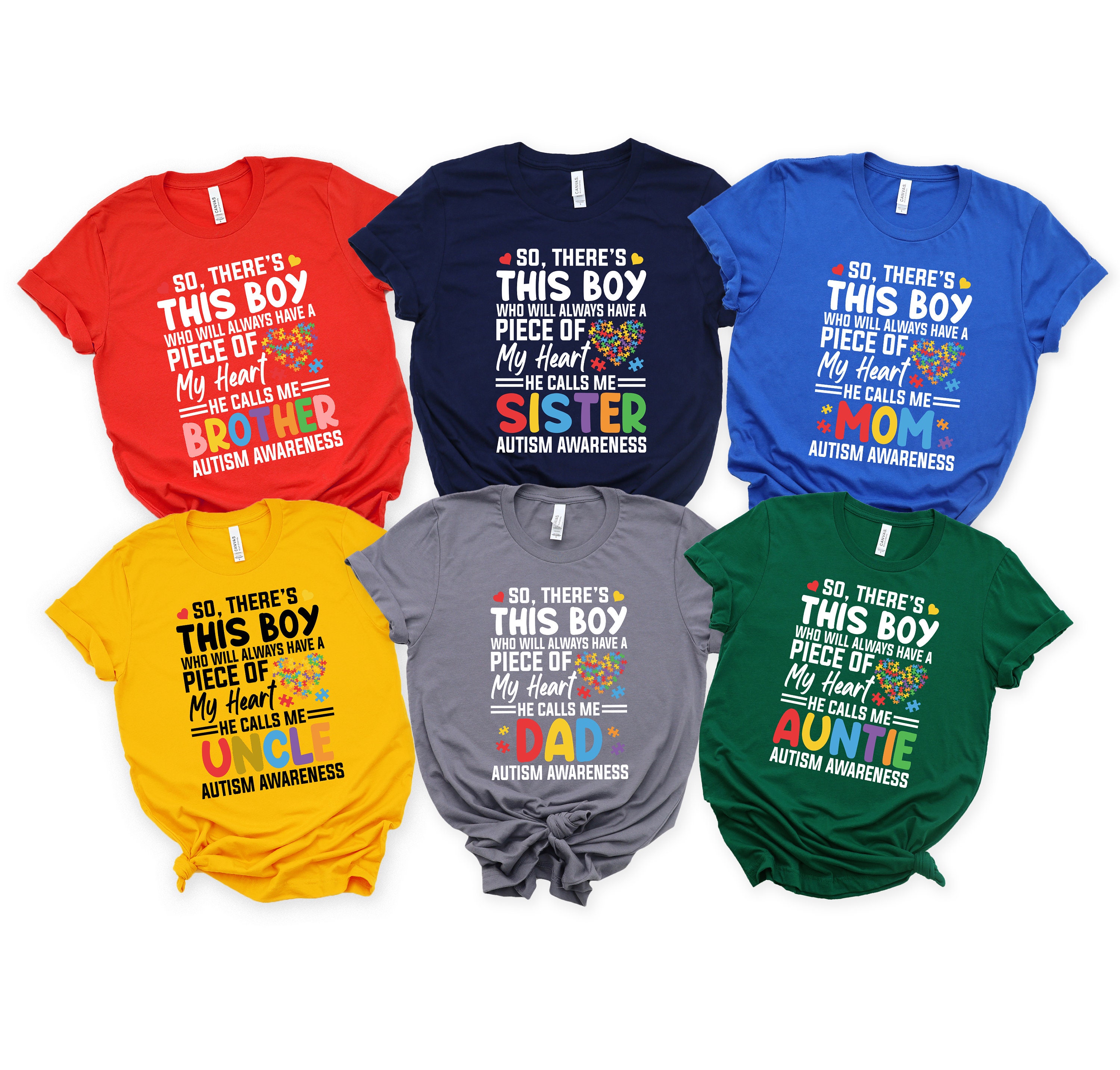 Autism Family Matching Shirt, Autism Super Family Crew Shirt, Super ...