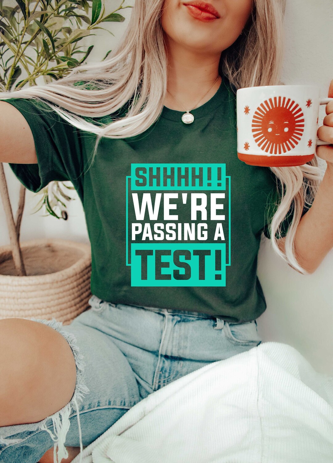 Shhhh!!! We're Passing A Test Day Shirt, Testing Shirts for Teachers ...