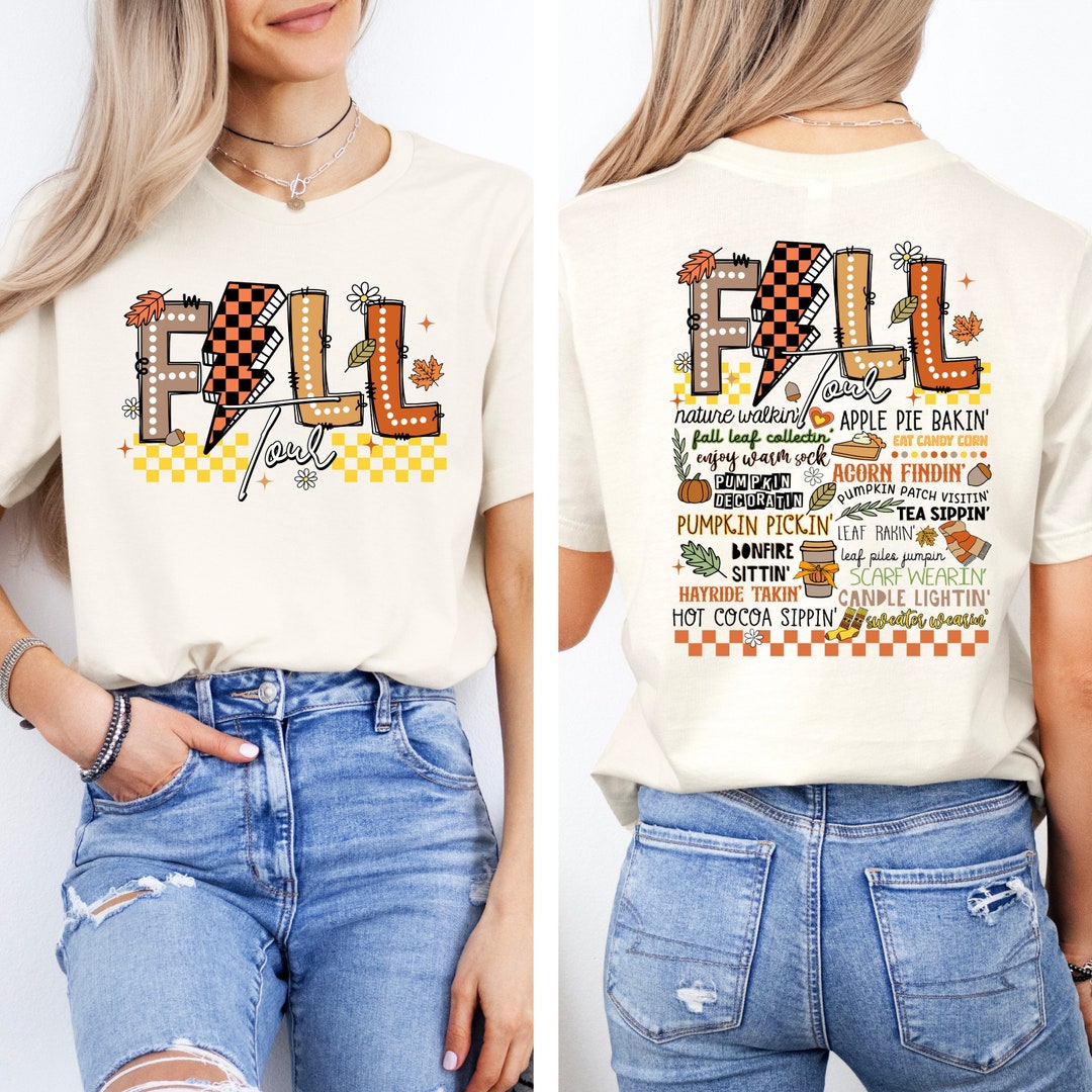 Retro Fall Tour Shirt, Fall Vibes T-shirt, Retro Dalmatian Fall Shirt ...