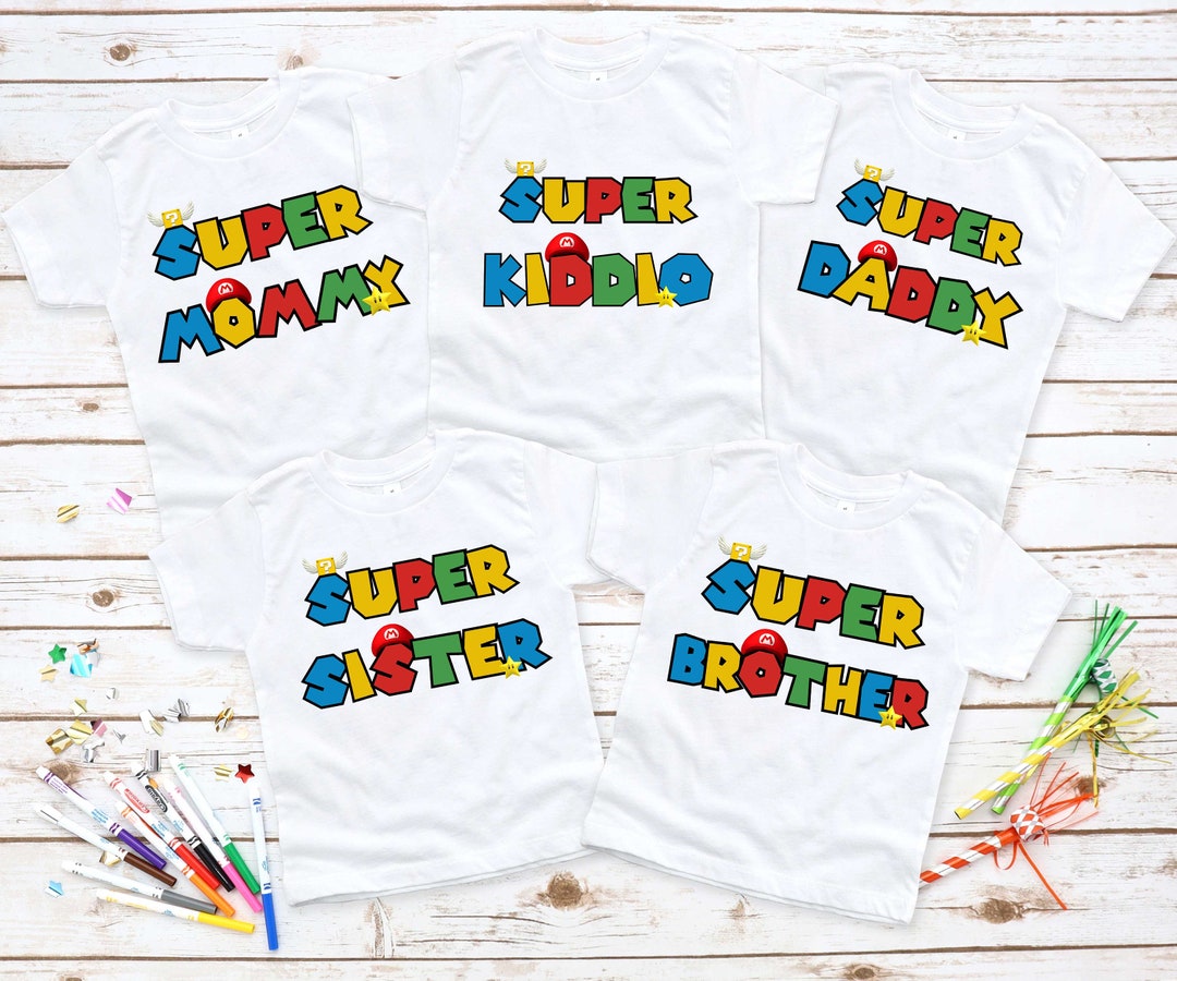 Super Family Shirt, Super Daddy and Super Mommy Shirt, Super Sister ...