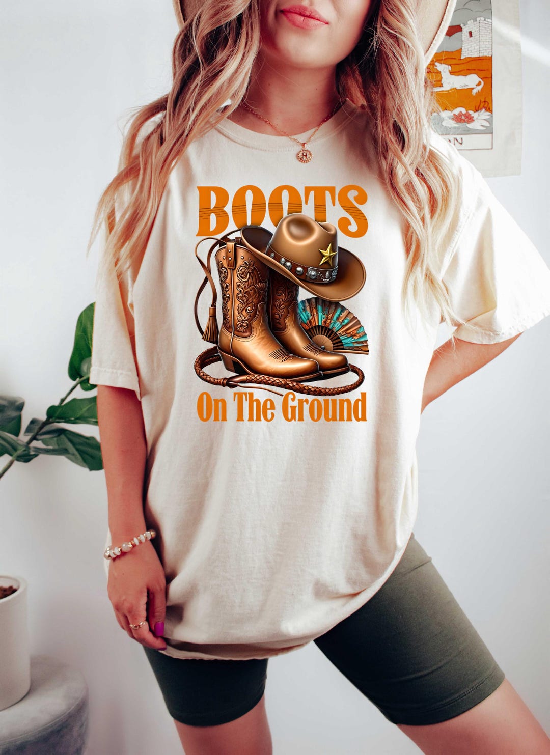 Boots on the Ground Shirt, Cowgirl Boots T-shirt, Western Cowgirl Boots ...
