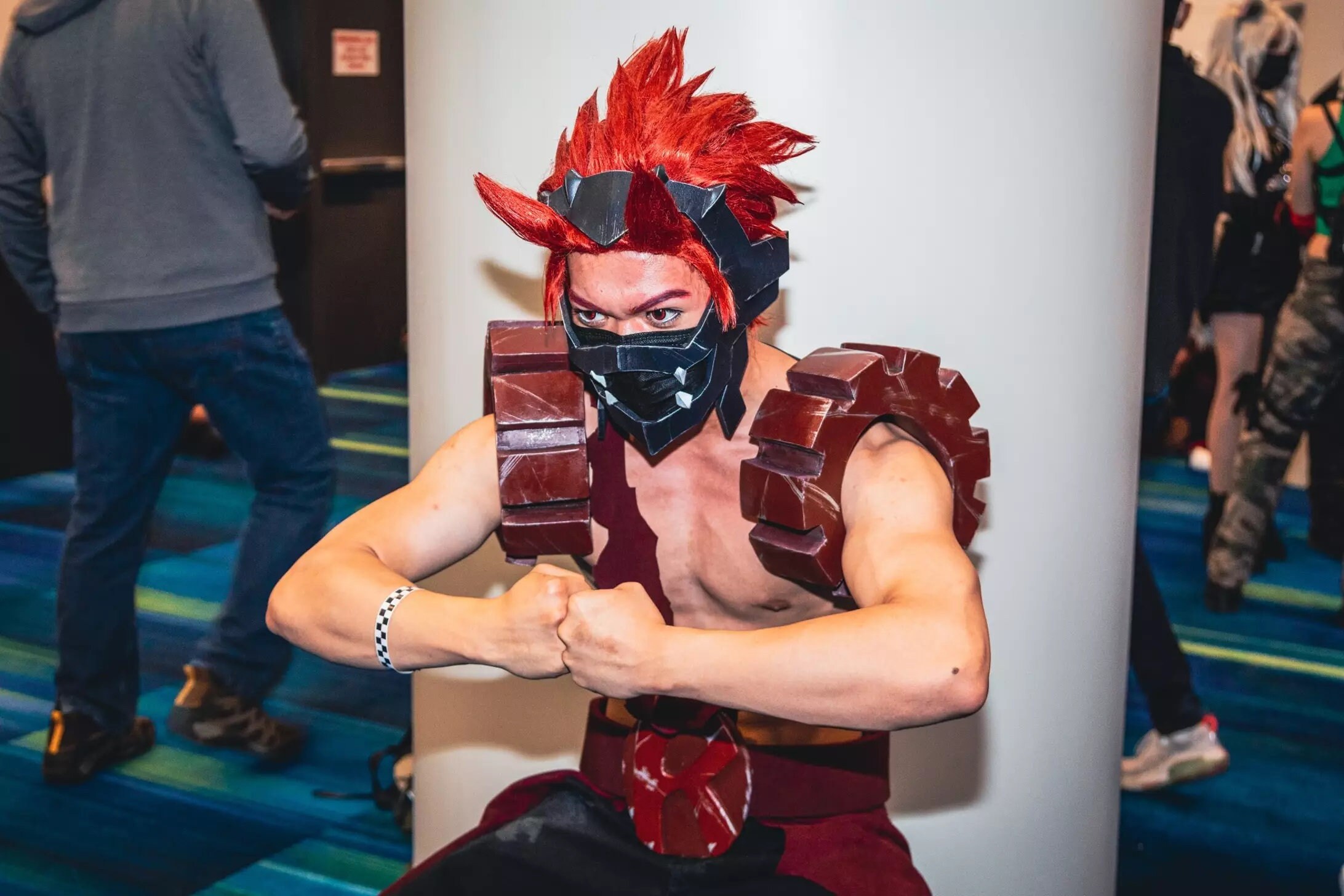 Red Riot / Ejirou Kirishima Mask My Hero Academia Instructional Pattern ...