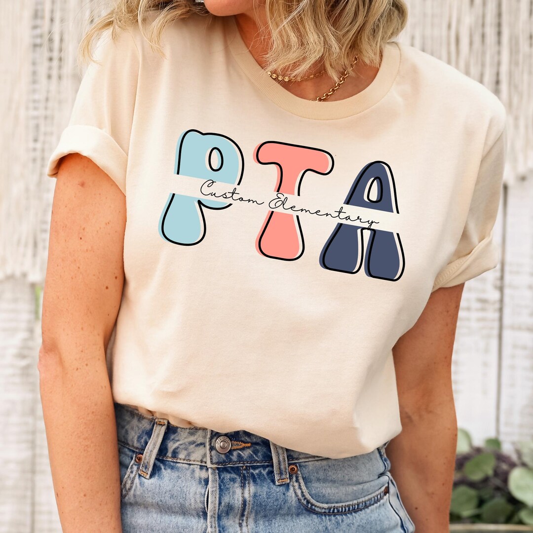 Custom PTA Shirts, Custom Parent Teacher Organization Association Shirt, Back to School Teacher ...