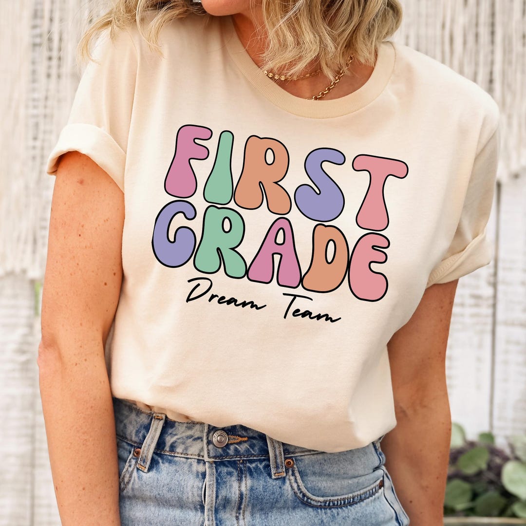 First Grade Teacher Shirt, 1st Grade Teacher Shirt, 1st Grade T-shirt ...