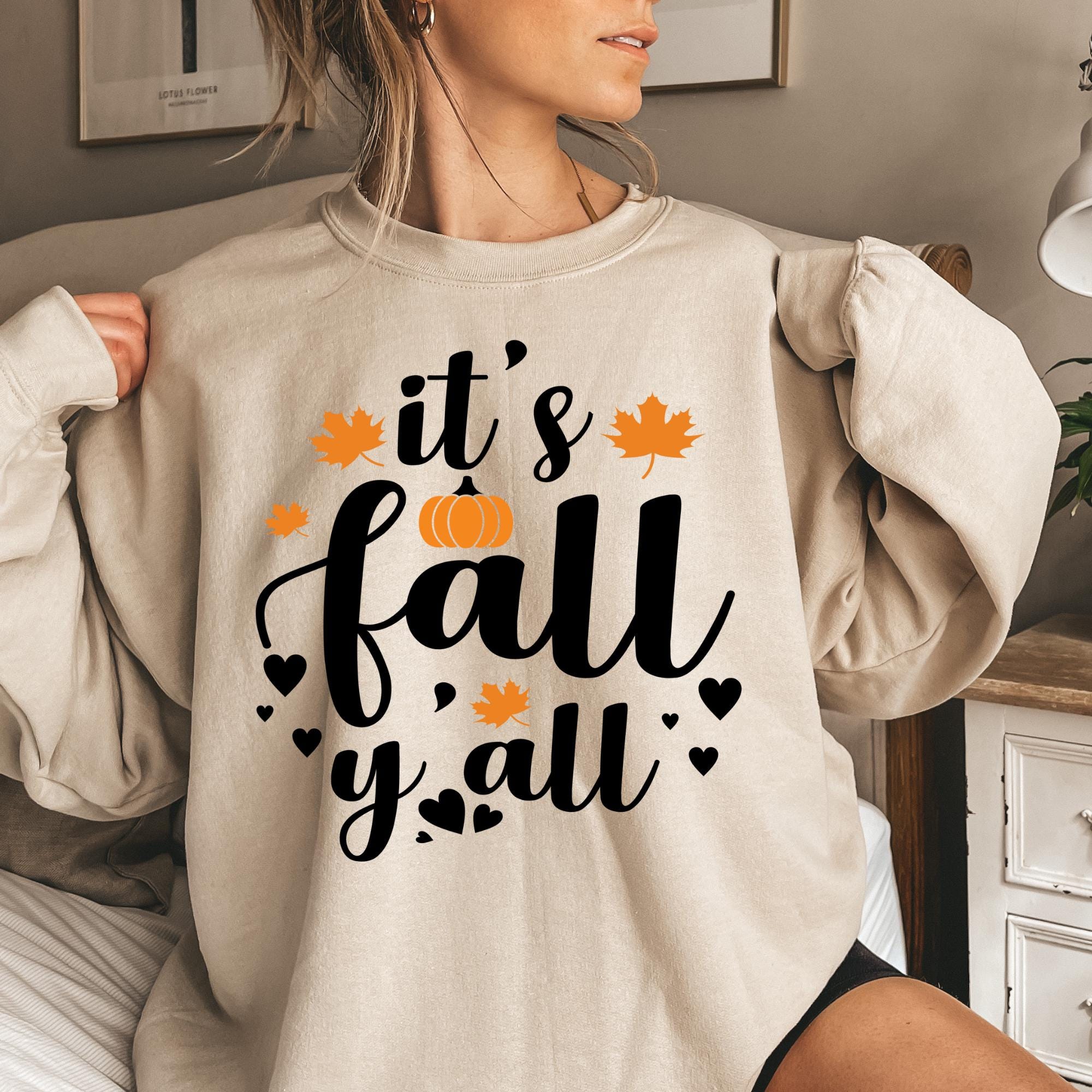 Its Fall Yall Shirt, Fall Shirts, Fall Tshirt, Cute Fall Graphic Tees ...