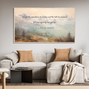 Samsung Frame TV Christian Art Bible Verse Isaiah 54 Scripture My ...