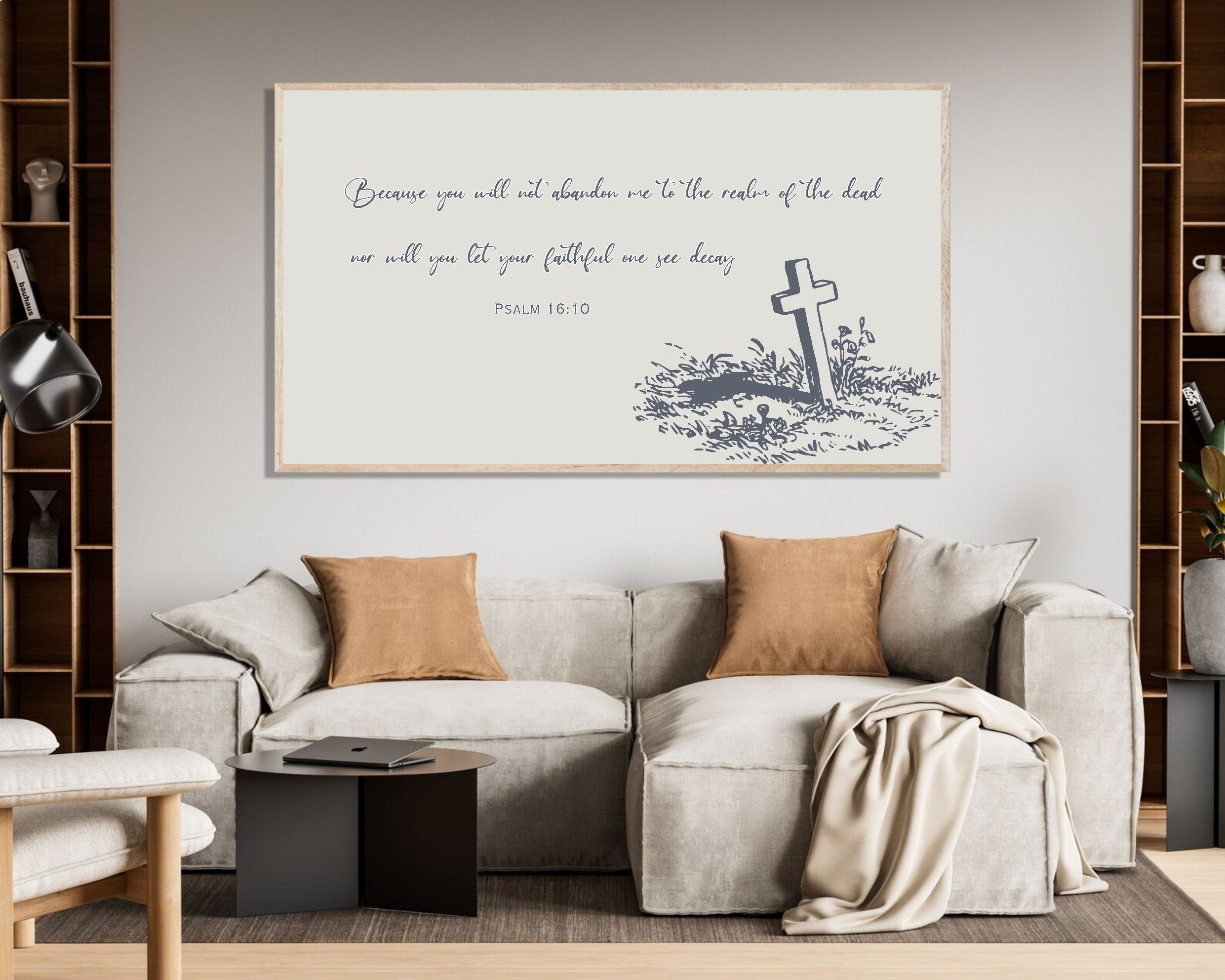 Samsung Frame TV Christian Bible Verse Psalm 16 Scripture You Will Not ...