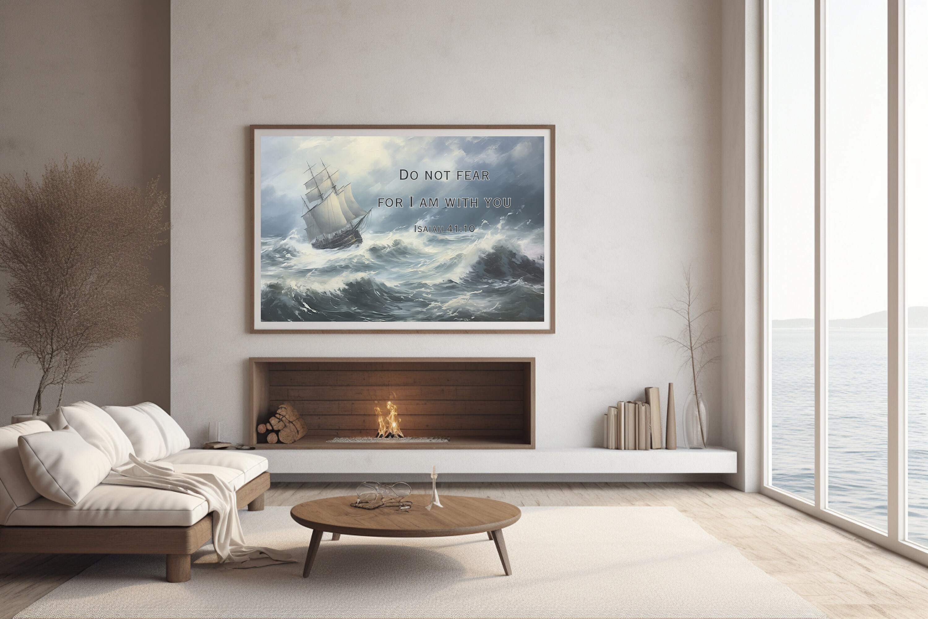 Samsung Frame TV Christian Art Bible Verse Isaiah 41 Scripture Do Not ...