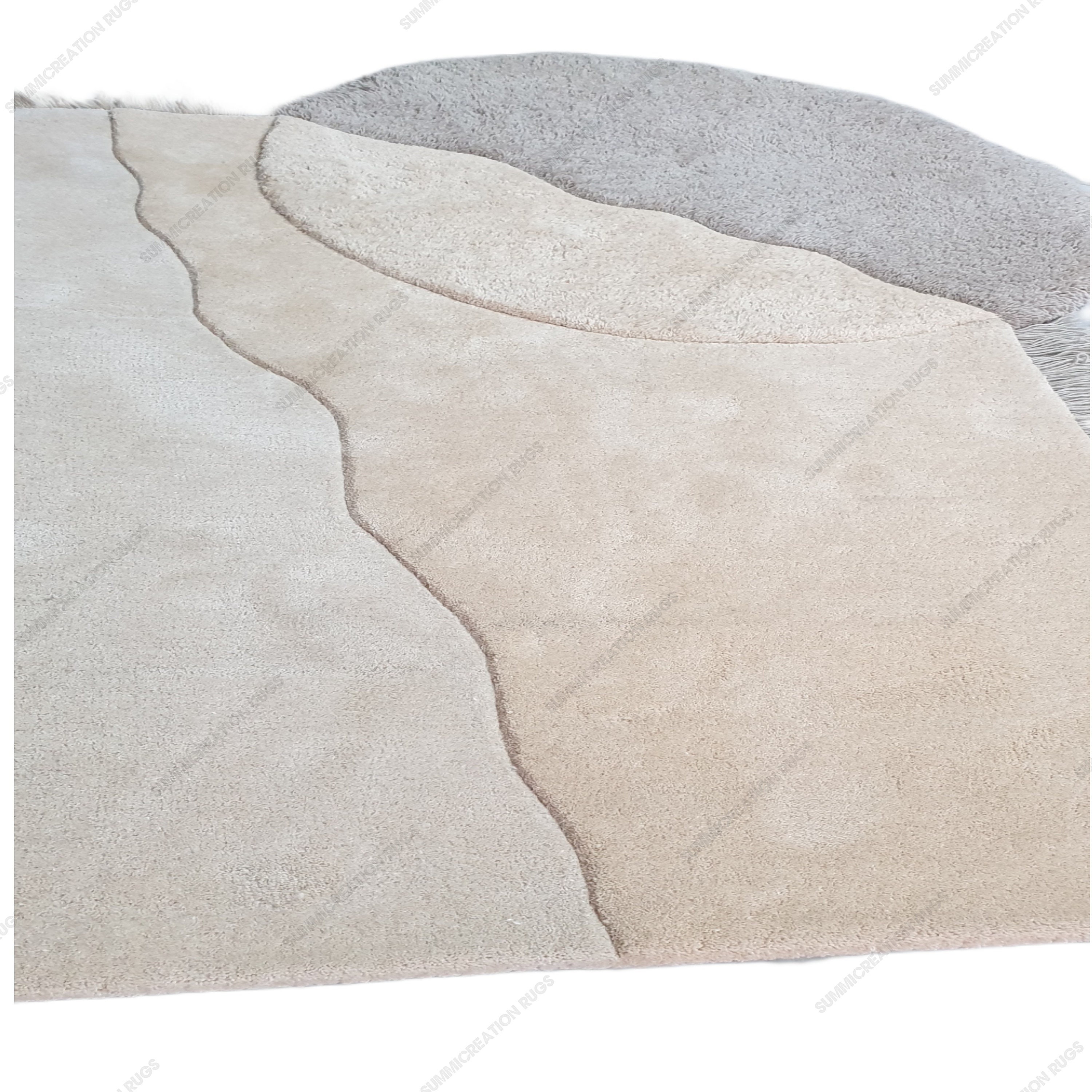 Minimalist Irregular Shape Rug,premium Quality Odd Shape Unique Area ...