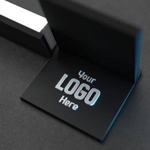 Custom Qr Stand W/ Business Card Holder and NFC Chip - Etsy