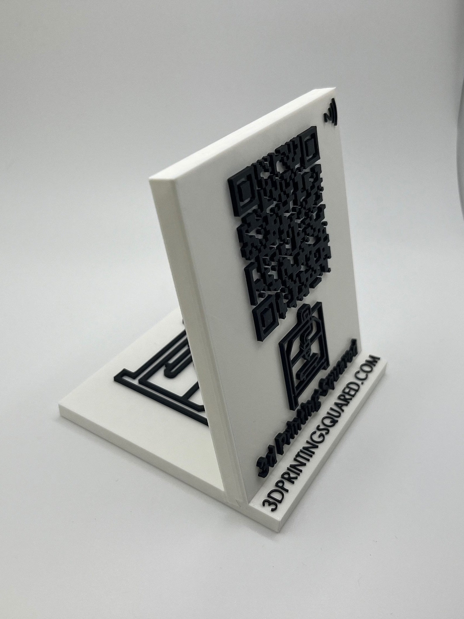 2 Pack Bundle QR Code Stand for Business/shop/store With NFC Chip ...