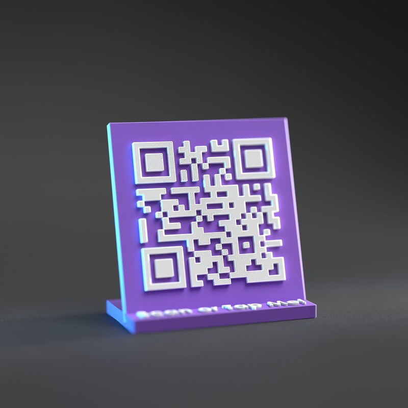 Qr Code Sign Business - Etsy