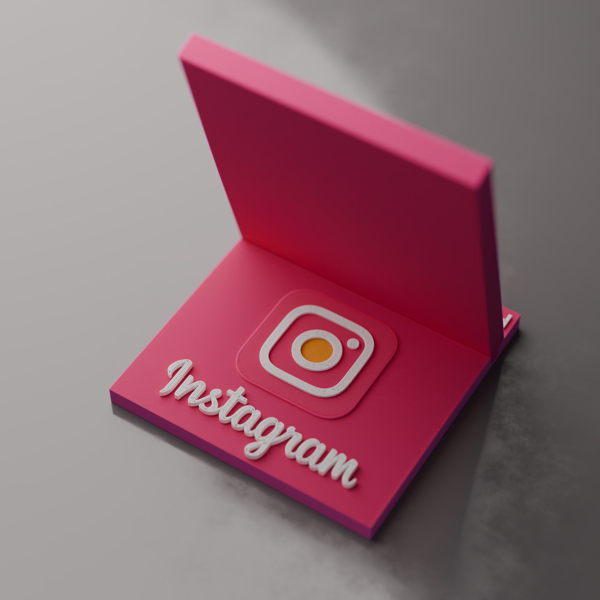 Instagram Qr Code Stand With Integrated NFC Chip for Social Media ...