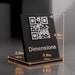 2 Pack Bundle QR Code Stand for Business/shop/store With NFC Chip ...