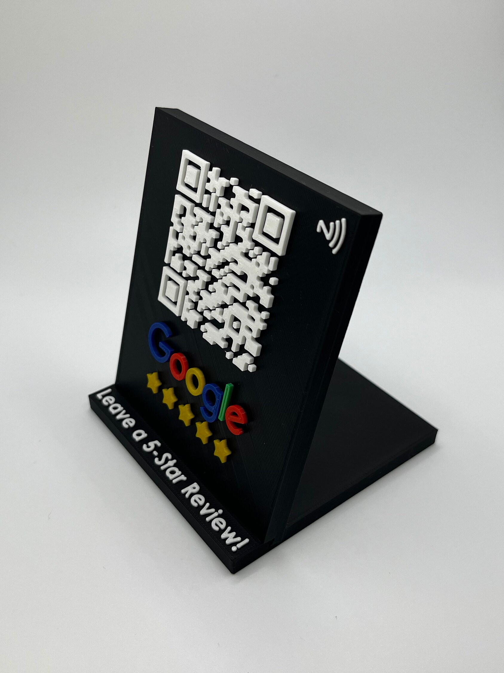 Google Review QR Stand With NFC TAG Customizable Link Only - Etsy Canada