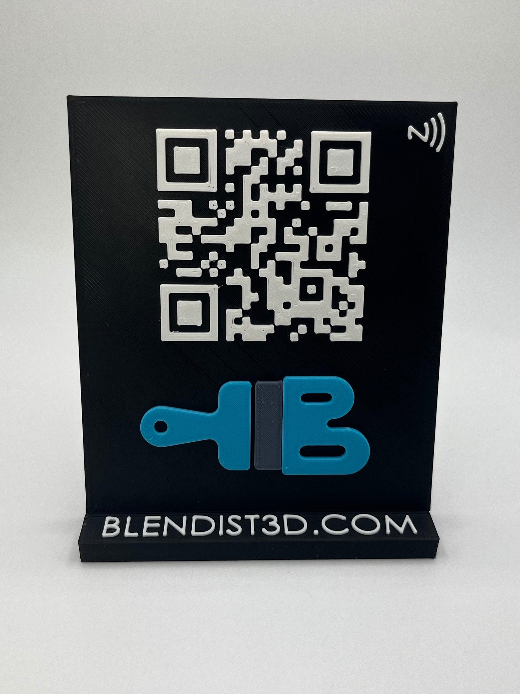 2 Pack Bundle QR Code Stand for Business/shop/store With NFC Chip ...