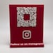 Instagram Qr Code Stand With Integrated NFC Chip for Social Media ...