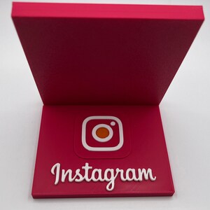 Instagram Qr Code Stand With Integrated NFC Chip for Social Media ...