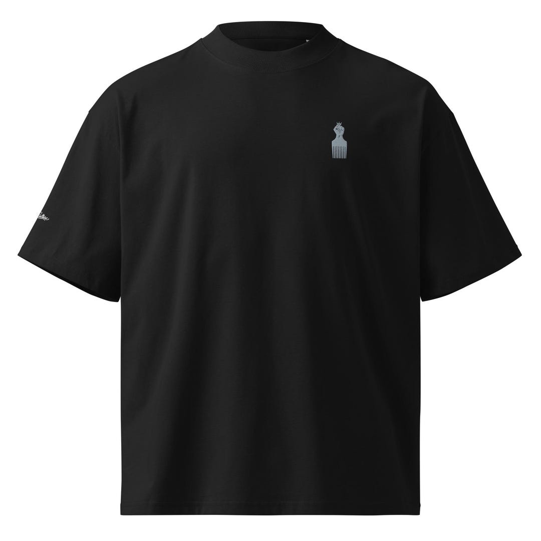 Crown & Culture Minimal Logo Tee | Oversized Organic Unisex T-shirt - Etsy