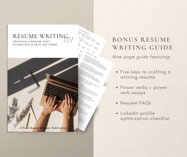 ATS Resume Template for Google Docs and Word, ATS Optimized Minimalist ...