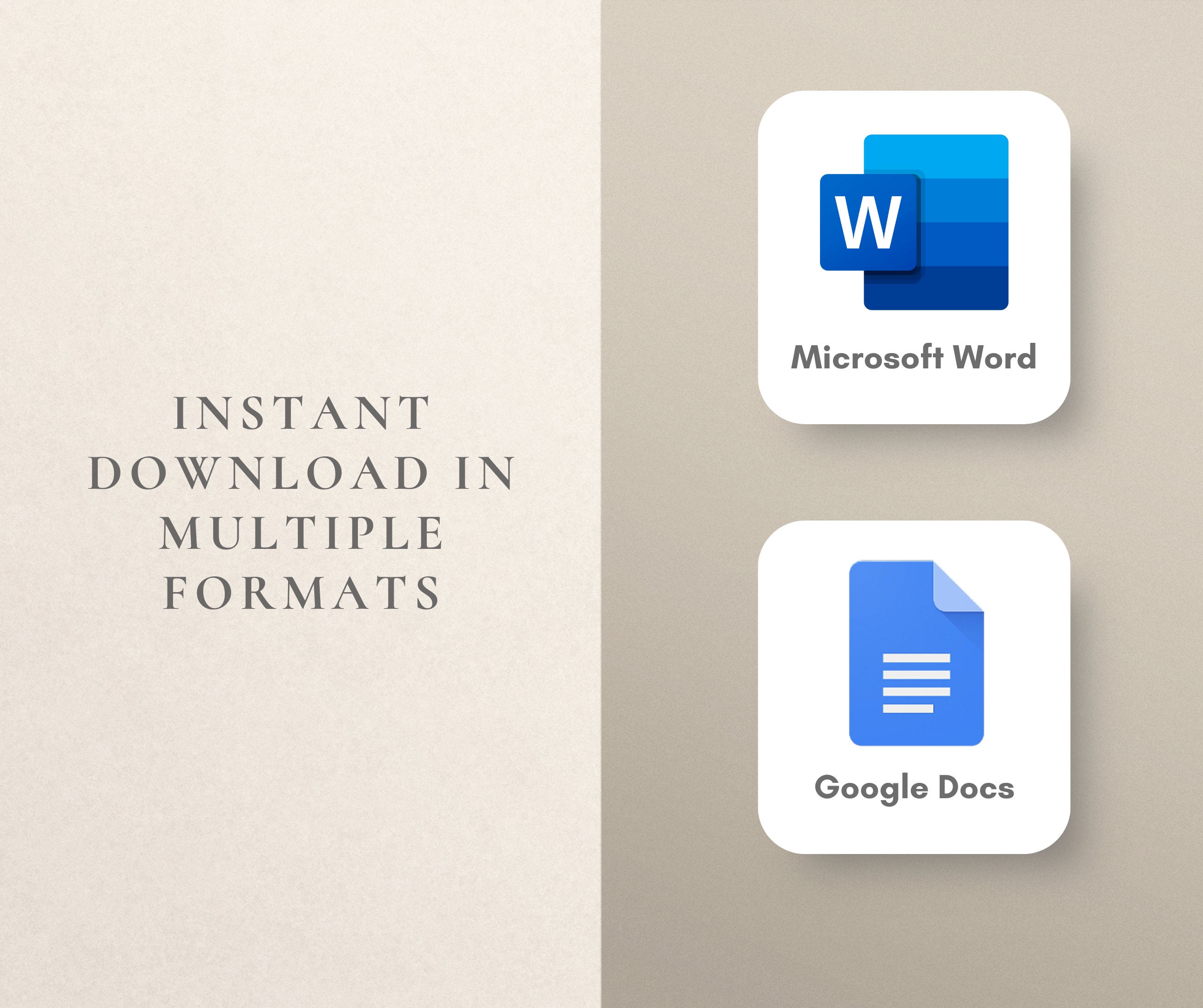 ATS Resume Template for Google Docs and Word, ATS Optimized Minimalist ...