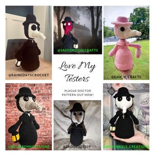 Plague Doctor Crochet Pattern - Etsy