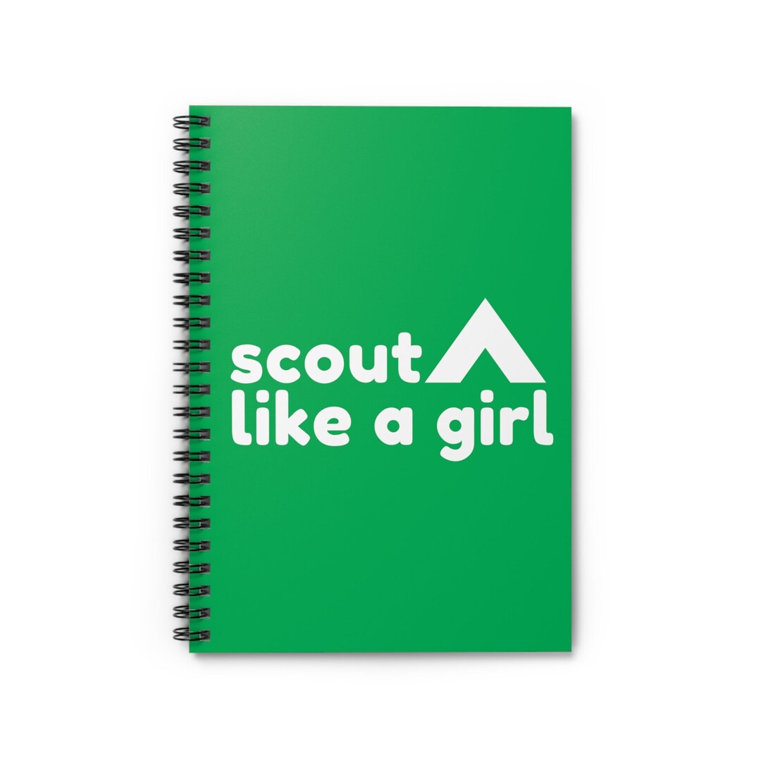 Scout Like A Girl Notebook Kitsch Girl Scout Daisy Brownie Junior ...
