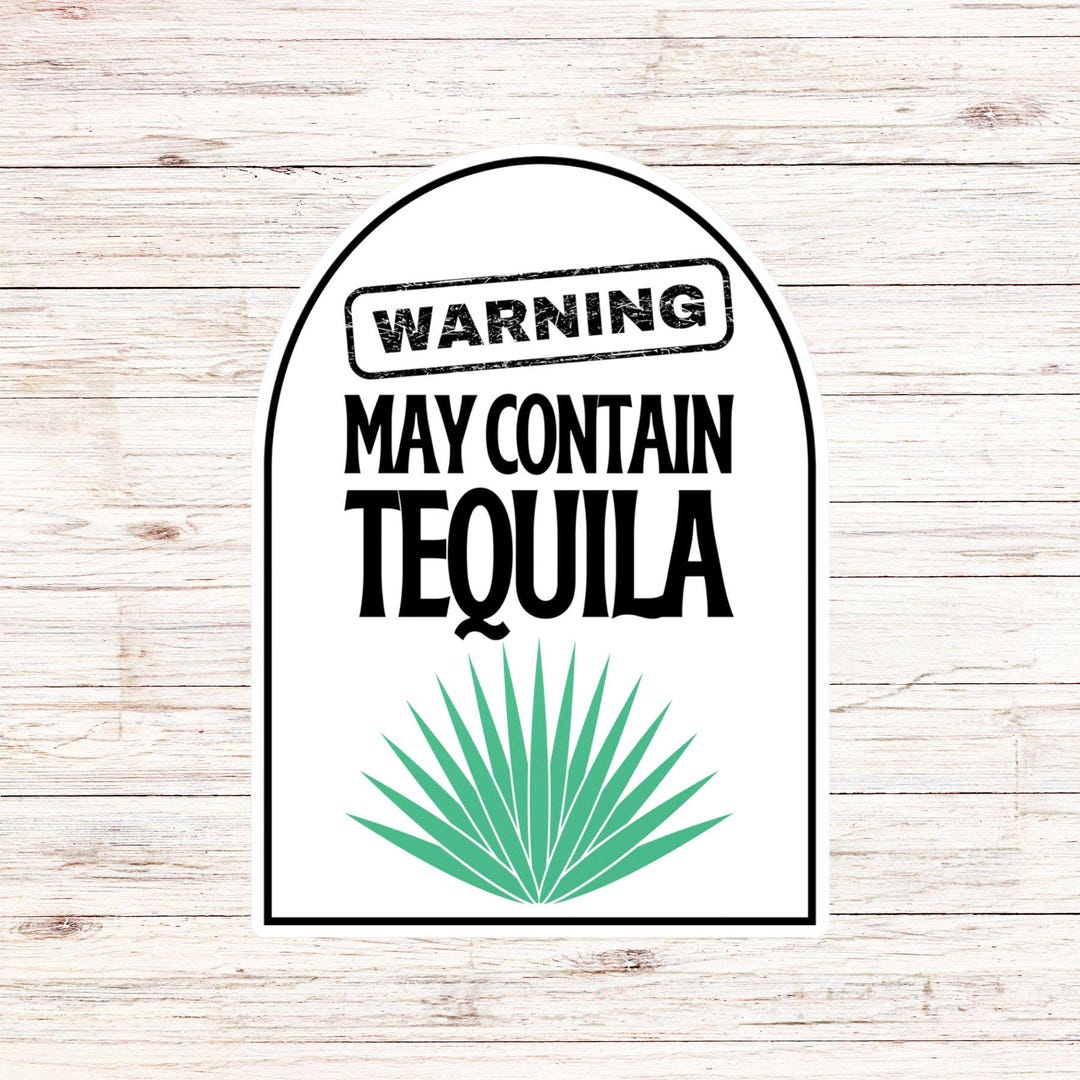 Tequila Sticker: Funny Shots Decal for Cinco De Mayo or Drinking Games ...