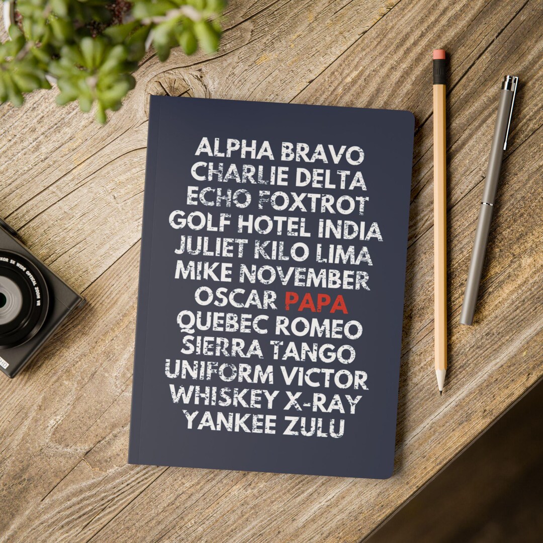 Aviator Papa Notebook: Aviation Alphabet Journal for Pilot Dad or ...