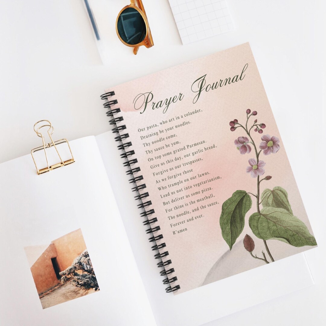 Pastafarian Prayer Notebook: Funny Flying Spaghetti Monster Journal for ...