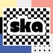 Ska Music Sticker Black and White Two-tone Third Wave Checker Vintage ...