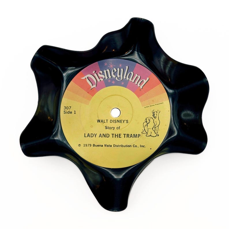 Kid's Upcycled Vinyl Record Bowl: Kitsch LP Music Valet Tray - Etsy